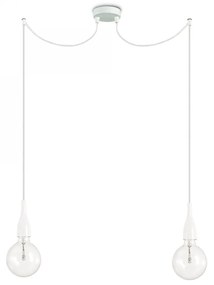 Ideal Lux 112718 kabel s objímkou Minimal Bianco Opaco 2x70W|E27