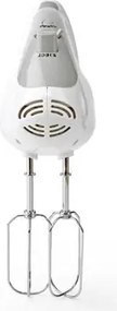 Nedis KAHM100CWT bílá / Ruční mixér / 200 W / 5 rychlosti + turbo / 2