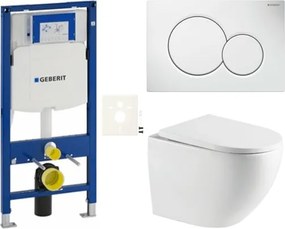 Závěsný WC set Geberit do lehkých stěn / předstěnová SAT SIKOGESTOR67S01