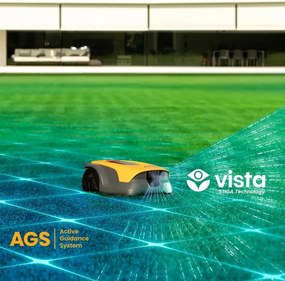 Stiga A 10V Vista+GPS-RTK robotická sekačka - 1000m2, sklon až 45%, Bluetooth + data na 10 roků ZDARMA