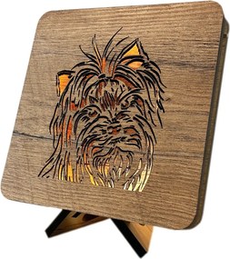 Li-Go "Jorkšír" lampa 19x19 cm provedení povrchu: bříza
