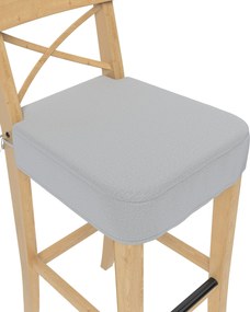 Sedák na židli IKEA Ingolf - barová barva šedá látka sametová