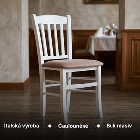 Stima Židle VENETA s čalouněným sedákem rustikál LUX černá 23