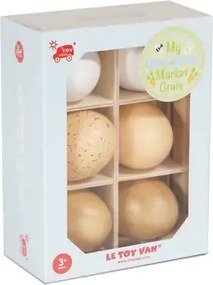 Le Toy Van Farmářská vejce v bedýnce / od 2 let