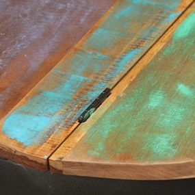 Konferenční stolek 53 x 43 cm masivní recyklované dřevo - Default Title