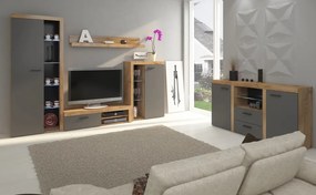 Stolarz komoda RUMBA grafit 2F