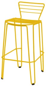 ISIMAR - Barová židle MENORCA vysoká - žlutá