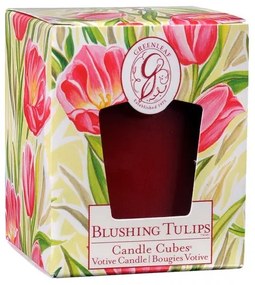 Greenleaf Blushing Tulips Votivní svíčka 56 g