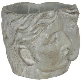 Květináč v designu propojených tváří Aline – 16x14x13 cm