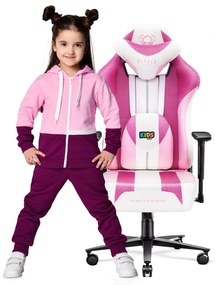 Dětská látková herní židle Diablo X-Player 2.0 Kids Size: Marshmallow Pink/ růžová Diablochairs