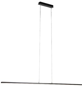 Moderní černé závěsné svítidlo 150 cm včetně LED - Banda