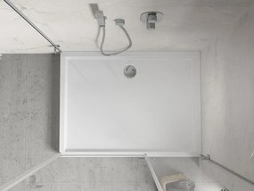 Mexen Flow+ obdélníková sprchová vanička 90 x 70 cm, bílý lesk - 46R107090H