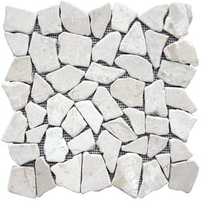 EBS Piedra mozaika 30x30 noa blanca 1 m2