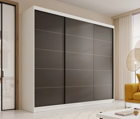 ADRK Furniture Posuvná skříň Andy 250 ADRK-SW-AND-WB-250