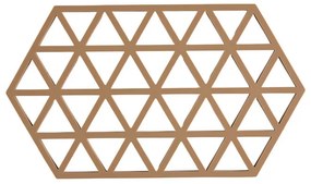 Zone Denmark Silikonová podložka pod horké Triangles Light Terracota 24 cm