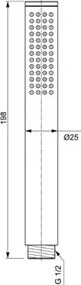 Ideal Standard - Sprchová hlavice, chrom