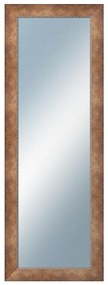 DANTIK - Zarámované zrcadlo - rozměr s rámem cca 50x140 cm z lišty TOMAS bronz velká (3029)