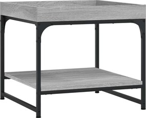 vidaXL Konferenční stolek 49,5x49,5x45 cm kompozitní dřevo [832811] Barva: šedá sonoma