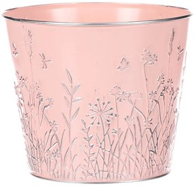 Obal na květiny kovový - barva růžová OK6351-PINK