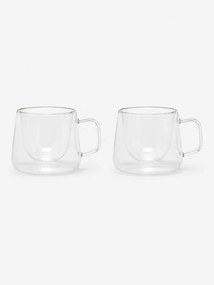 Sinsay - Skleněné šálky s dvojitým dnem 2 pack - clear
