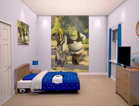 43084 3D  Fototapeta dětská obrazová Walltastic Shrek, velikost 152 x 244 cm