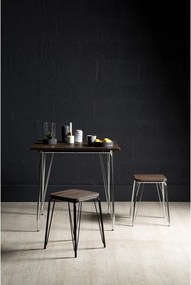 Jídelní stůl z jilmového dřeva ø 80 cm District – Premier Housewares