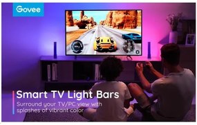 Govee - SADA 2x Flow Plus SMART LED TV & Gaming - RGBICWW Wi-Fi