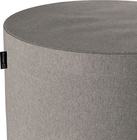 Sedák Barrel- válec pevný barva béžová látka pletený vzor