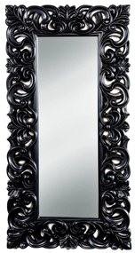 Nástěnné zrcadlo - Venice, matná černá