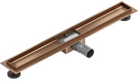 Mexen Flat tělo pro lineární odtok 70 cm, kartáčovaná měď - 1C15070