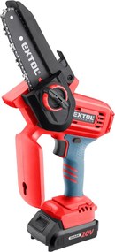 Pila řetězová aku jednoruční SHARE20V, 12cm, 20V Li-ion, 2Ah, EXTOL PREMIUM 8891922
