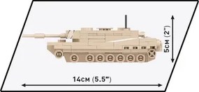 COBI 3106 Armed Forces Abrams M1A2 / 174 kostek / 1:72 / od 6 let