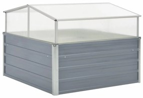 Skleník 100x100x85 cm pozinkovaná ocel / polykarbonát Dekorhome