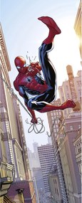 Komar Vliesová fototapeta Marvel Spider-Man Swinging 100 x 250 cm