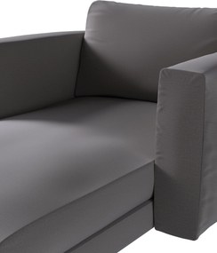 Potah na IKEA Norsborg šezlong s loketními opěrkami barva hnědá látka sametová