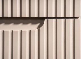 Comad Koupelnová skříňka pod deskové umyvadlo s košem na prádlo Nova Cashmere 100 kašmír