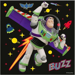 DINO Puzzle Toy Story (Příběh hraček) 18x18cm skládačka 3x55 dílků dn335325