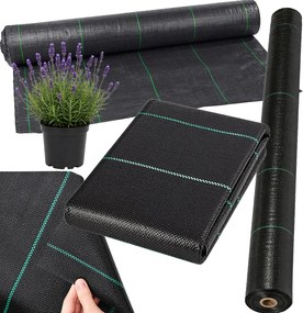 DIVODV Hustá agrovlákna agrotkanina 70 g, 1 x 20 m, protiburinová agrotkanina, černá