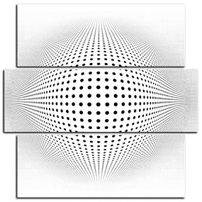 Obraz na plátně - Abstraktní geometrická sfera - čtverec 3218D (105x105 cm)