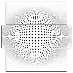 Obraz na plátně - Abstraktní geometrická sfera - čtverec 3218D (75x75 cm)