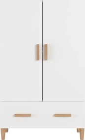 vidaXL Komoda 70 x 31 x 115 cm kompozitní dřevo [812528] Barva: bílá s vysokým leskem