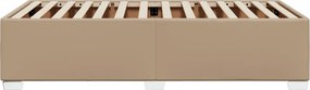 Rám postele cappuccino 90x200 cm umělá kůže 3284543
