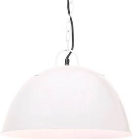 vidaXL Industriální závěsné svítidlo 25 W kulaté 41 cm E27 [320542] Barva: Bílá