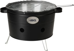 Poop Přenosný gril BBQ  černý, 34,5 cm