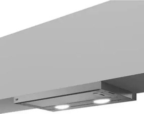 Beko HNT61210X stříbrná / Digestoř / 67 dBA / 280m3/h