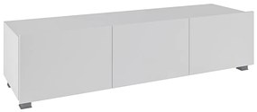 Obývací stěna CALABRINI c | 300 cm | 5 dílů W | černá lesk/bílá lesk