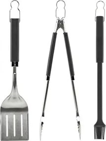 Weber 6764 / Set 3 ks grilovacího náčiní  / Kleště  obracečka  štětec
