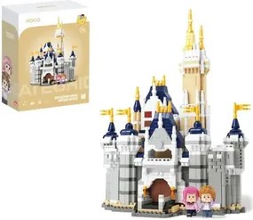 KOCO Stavebnice Pohádkový hrad / mini dílky / 1274 ks / plast / od 6 l