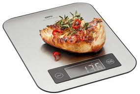 Gefu Kuchyňská digitální váha SCORE do 5 kg stříbrná - aplikace pro analýzu výživy