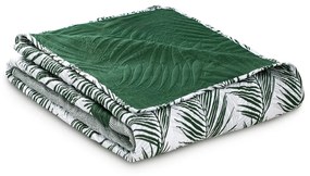 Oboustranný přehoz Tropical 170x210 cm zelený